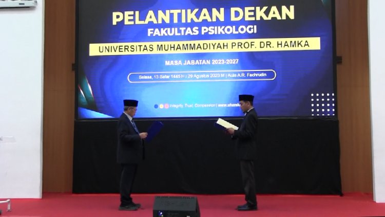 Rektor Uhamka Lantik Subhan El Hafiz sebagai Dekan Fakultas Psikologi ...